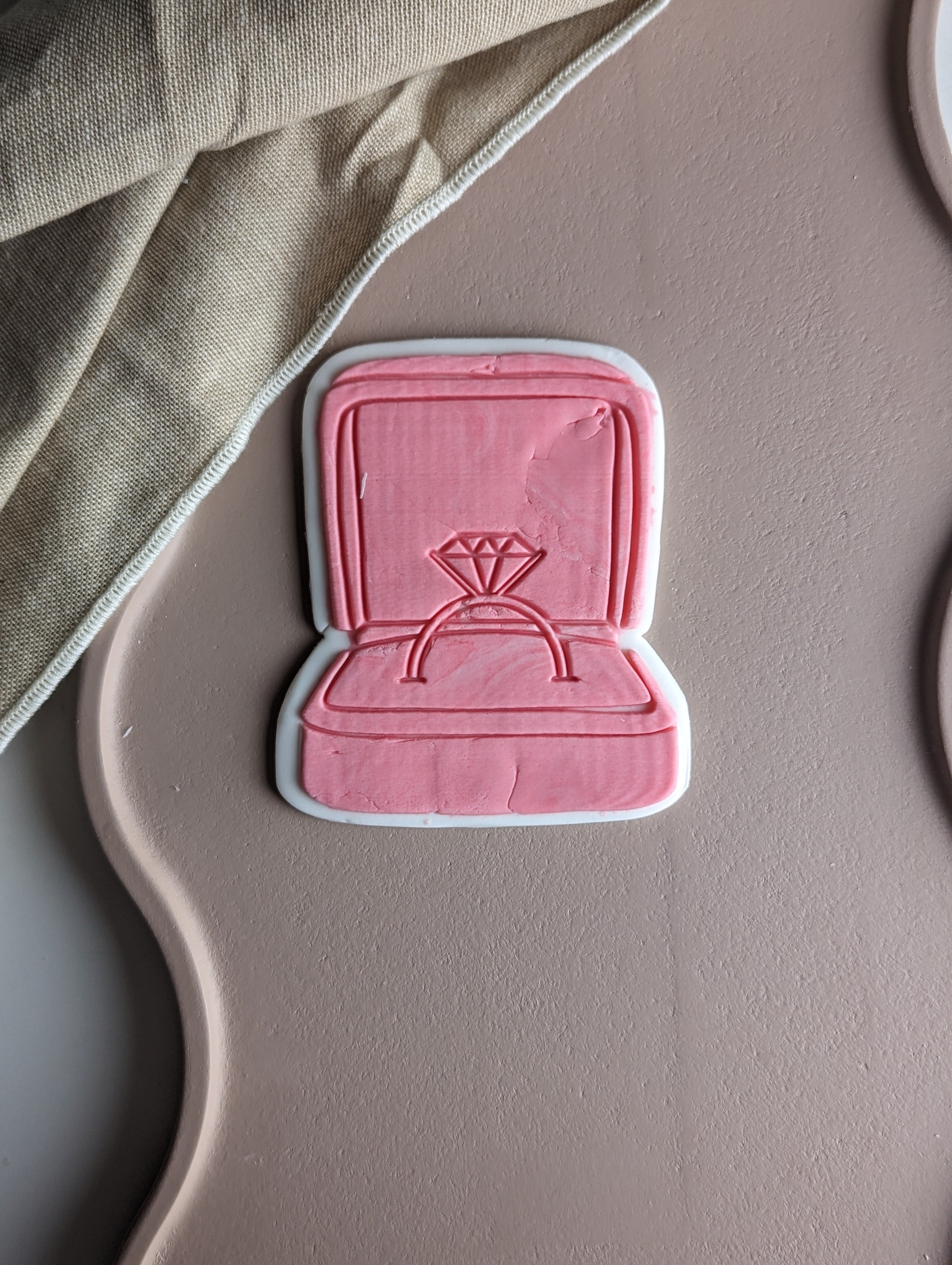 Diamond Ring in Box Debosser and Cutter – Little Luna Designs Australia