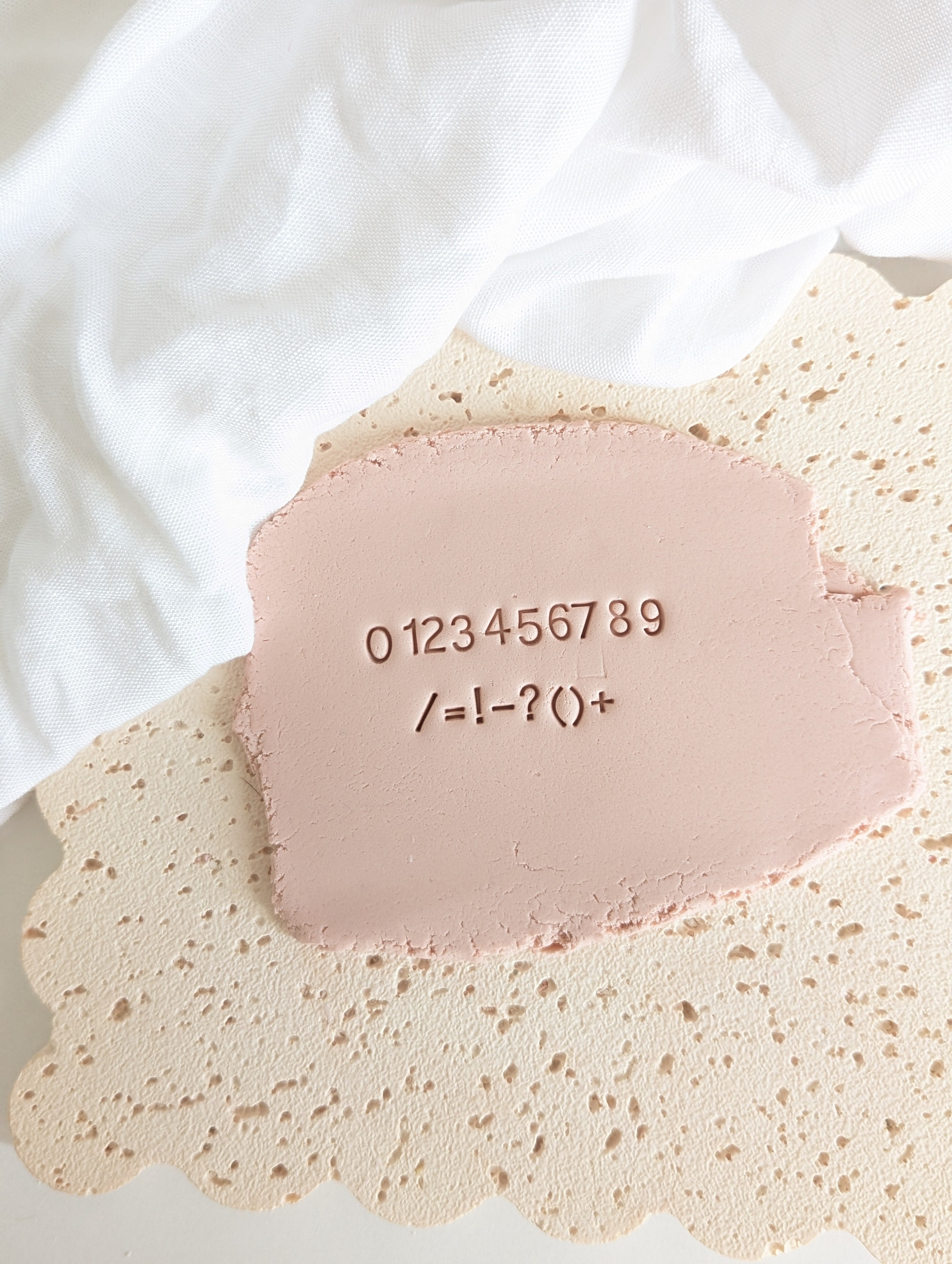 Straight Font Set -Numbers and other symbols Set – Little Luna Designs ...