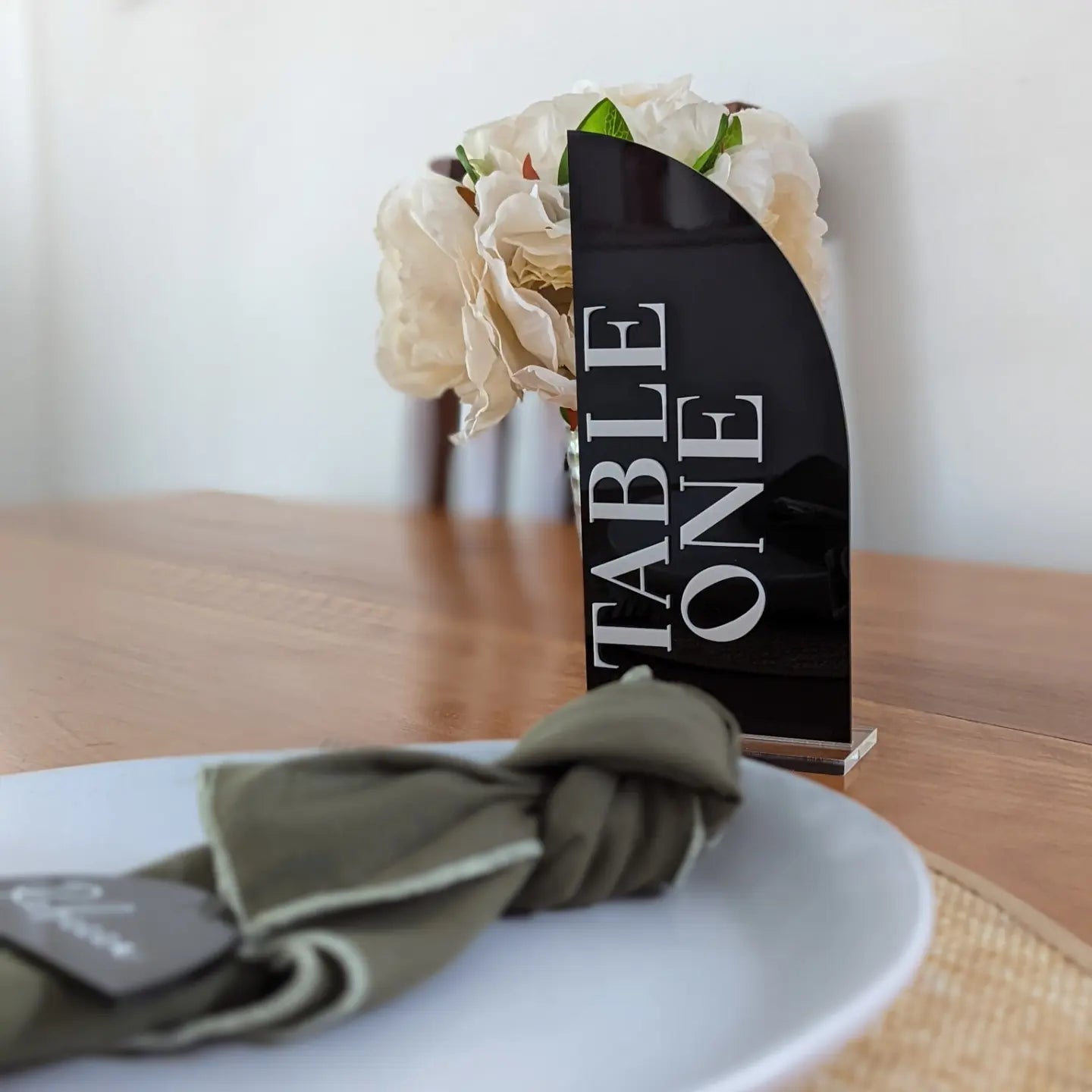 Half Arch table Numbers – Little Luna Designs Australia