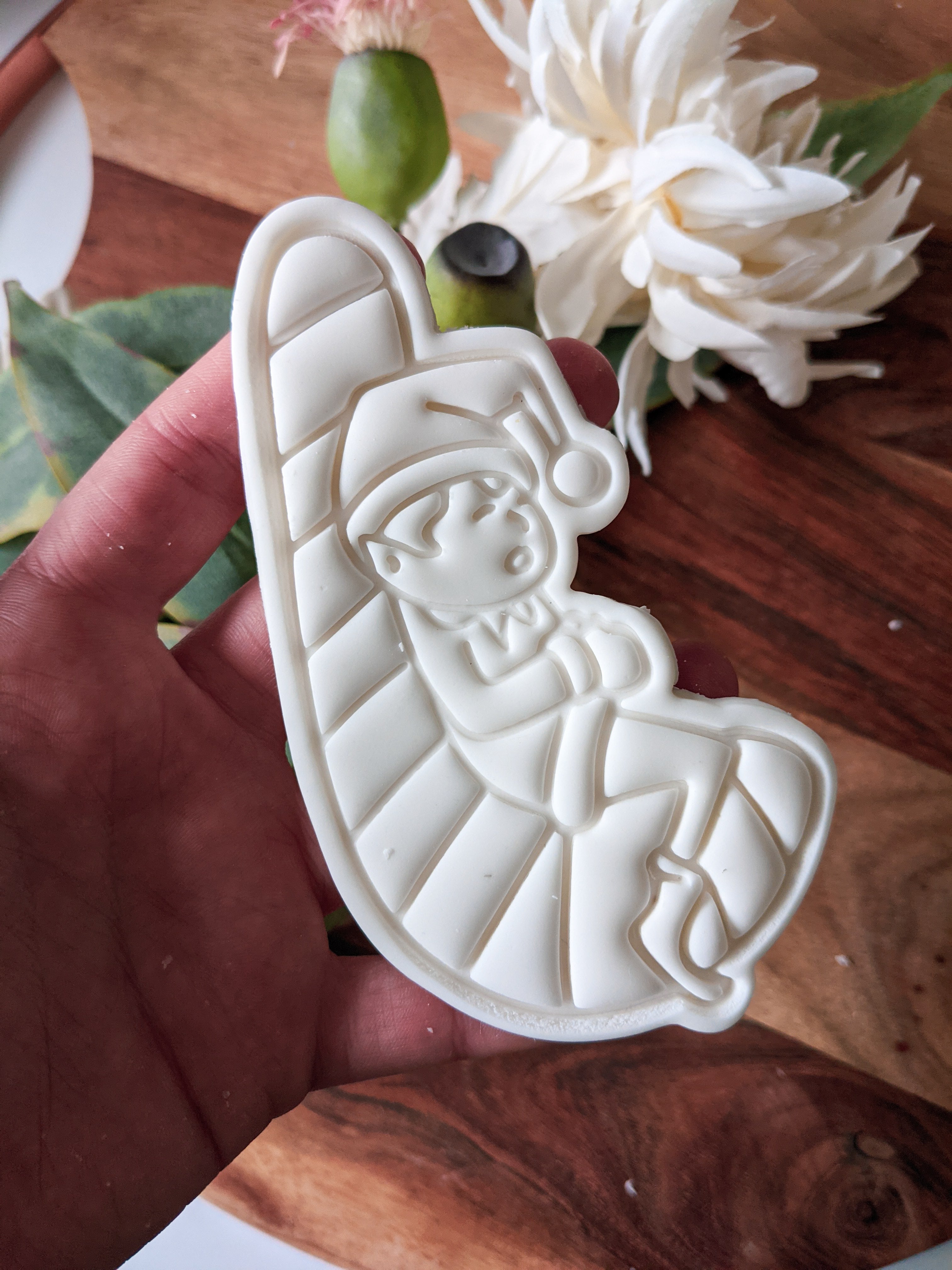 Sleeping elf on shelf Cutter and Embosser – Little Luna Designs Australia