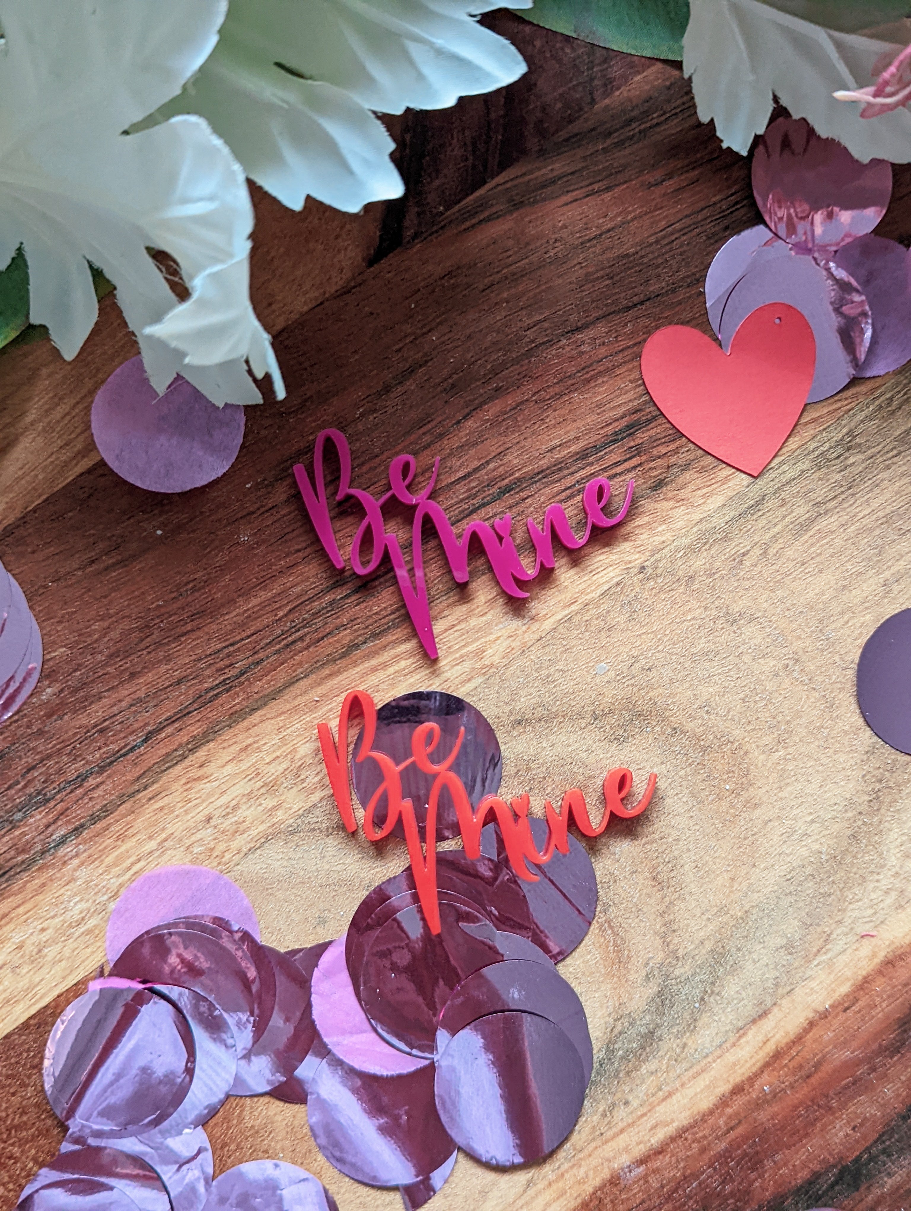 Be Mine cupcake toppers – Little Luna Designs Australia
