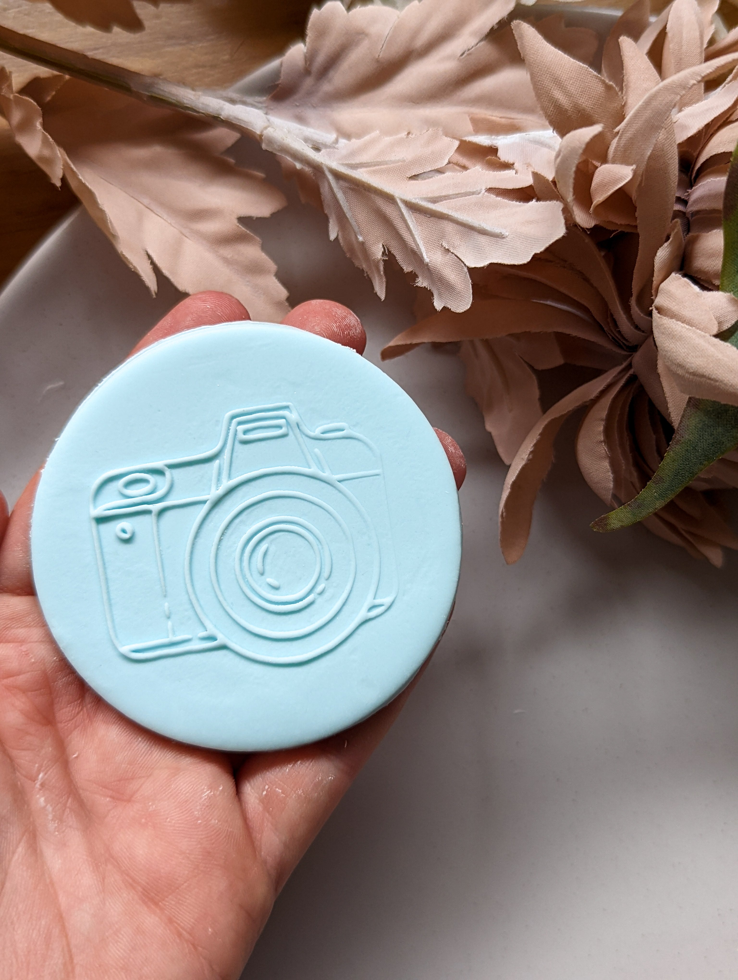 Camera Fondant debosser – Little Luna Designs Australia