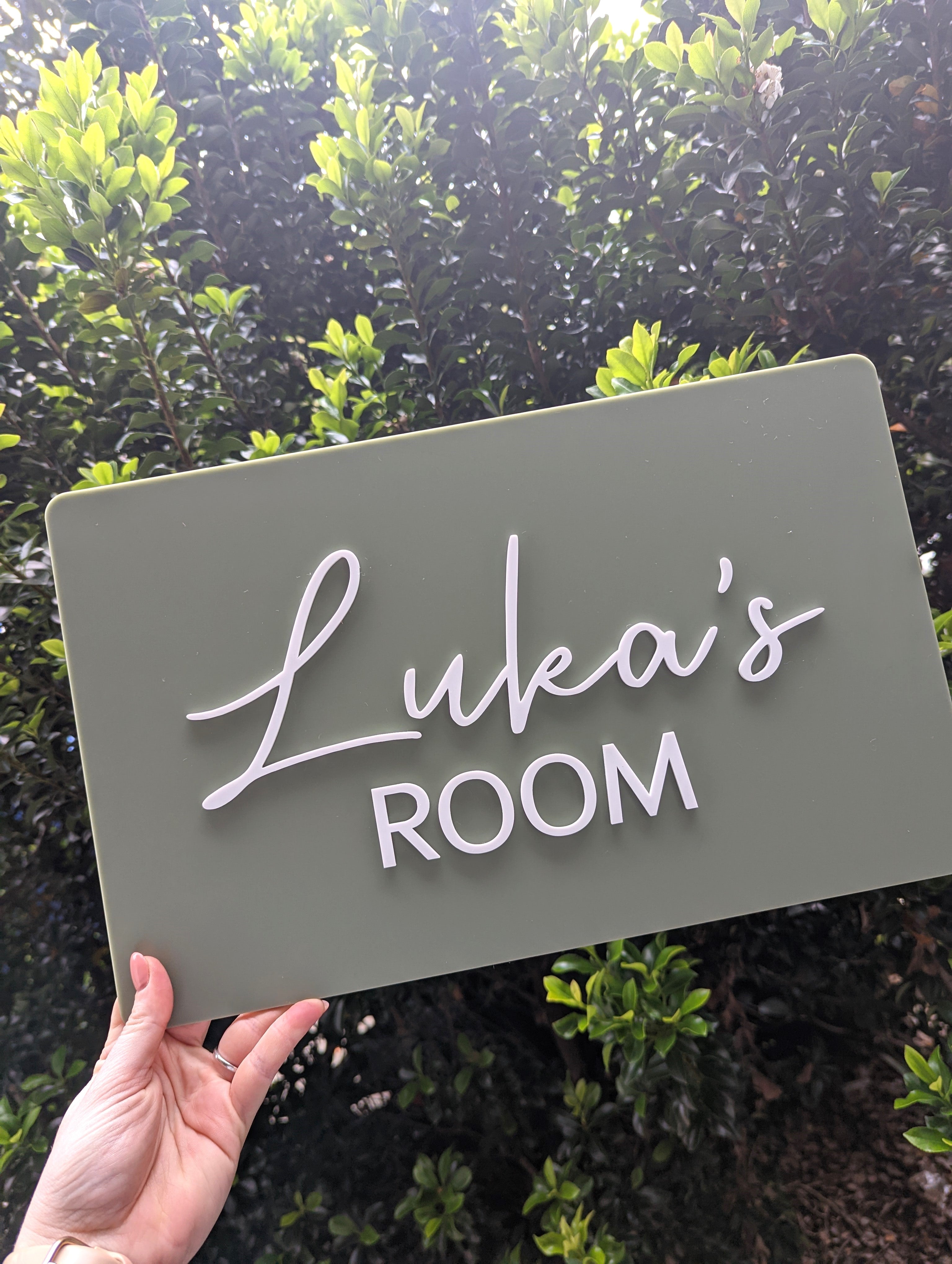Childrens Name Room Sign – Little Luna Designs Australia